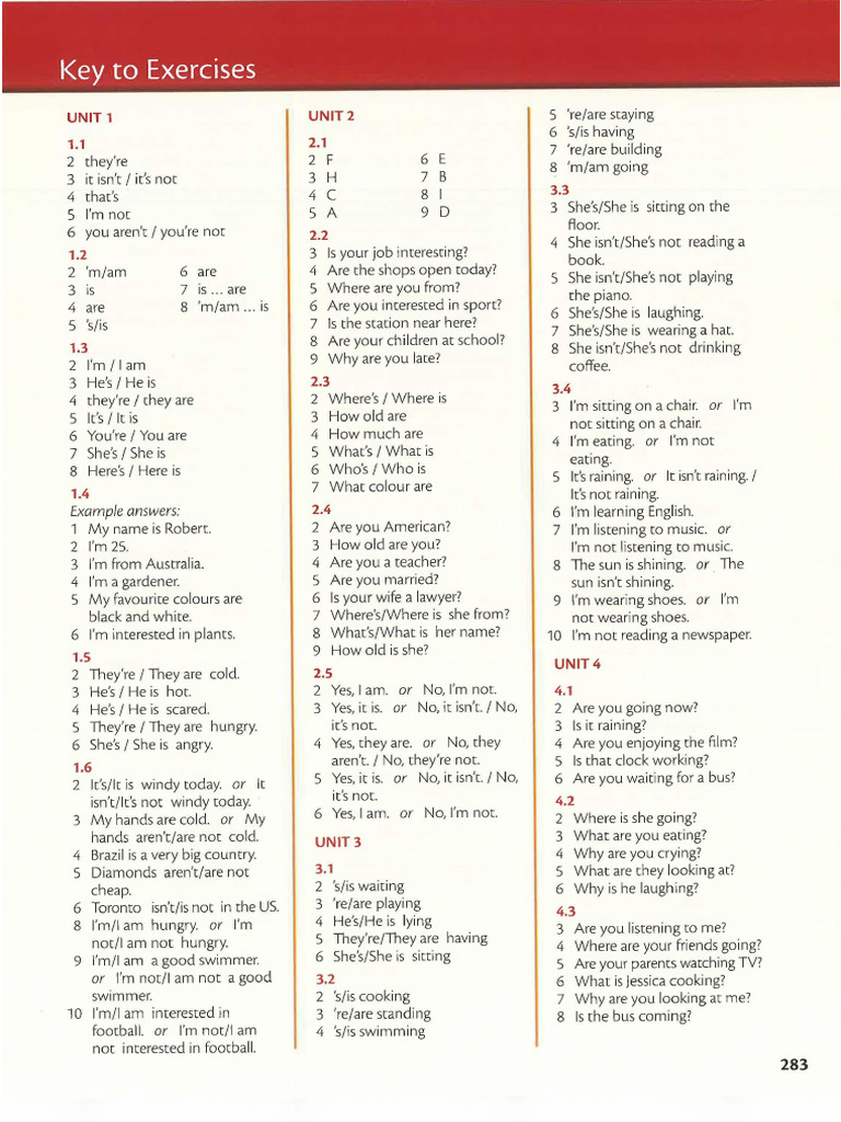 Essential_Grammar_in_Use_Answer_key_1 | PDF Essential_Grammar_in_Use_Answer_key_1 | PDF