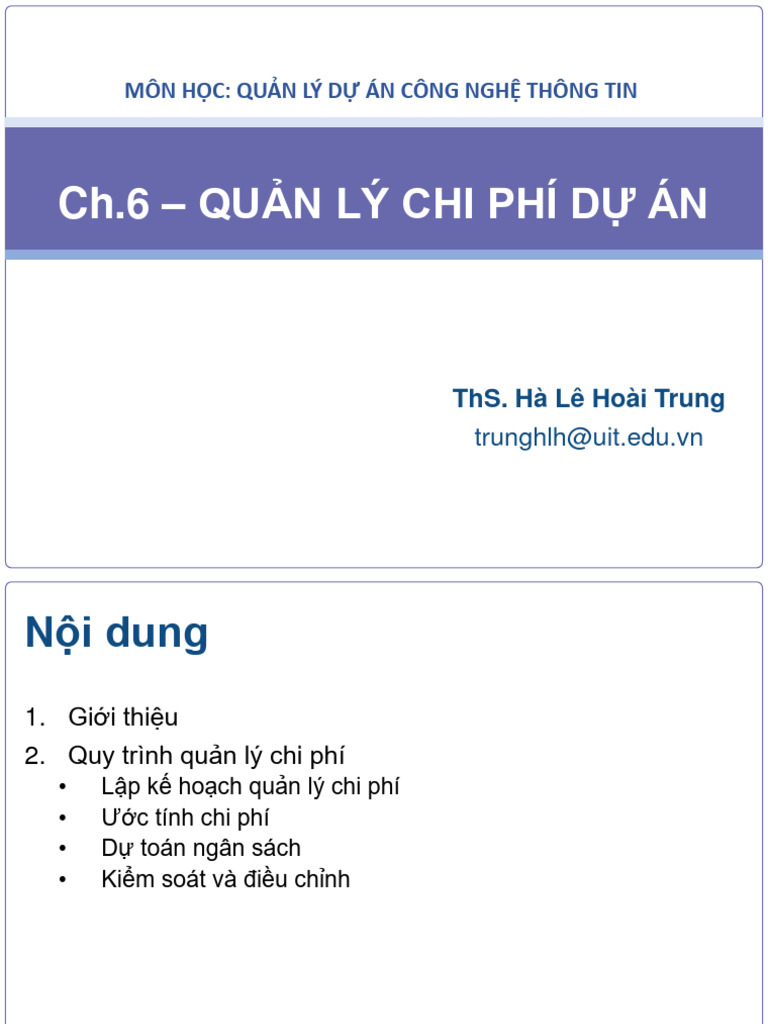 Topic 6 - Cost | PDF