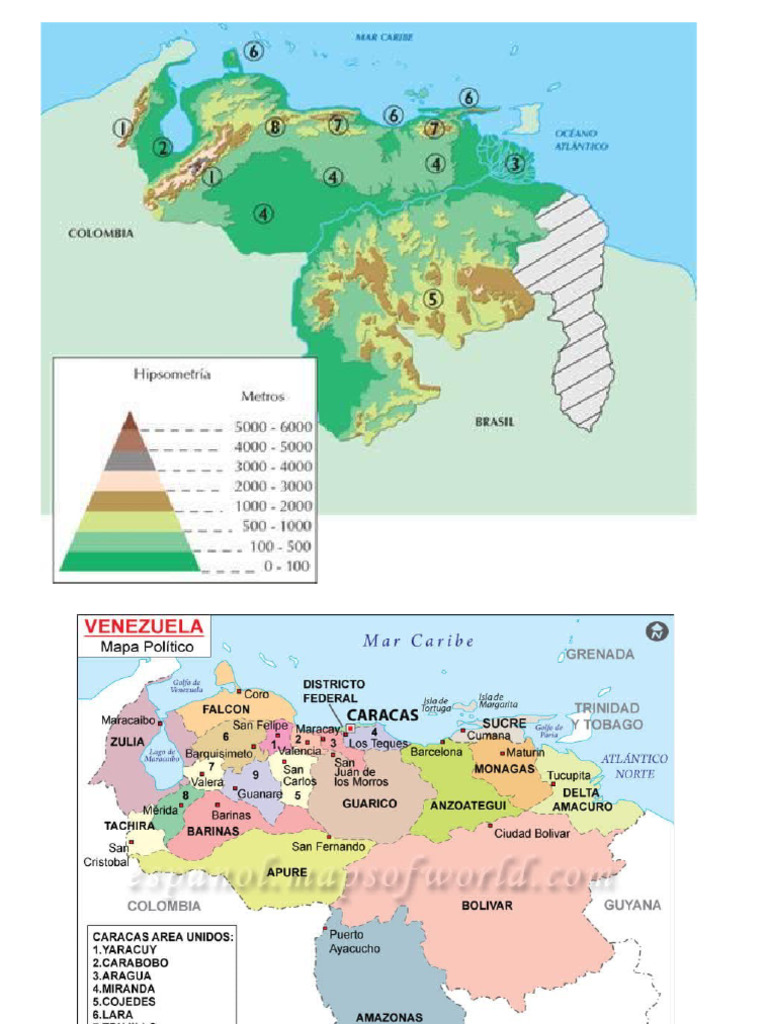Mapas de Venezuela (Autoguardado) | PDF