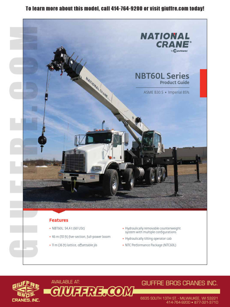 Giuffre Performance Package | PDF | Truck | Crane (Machine)