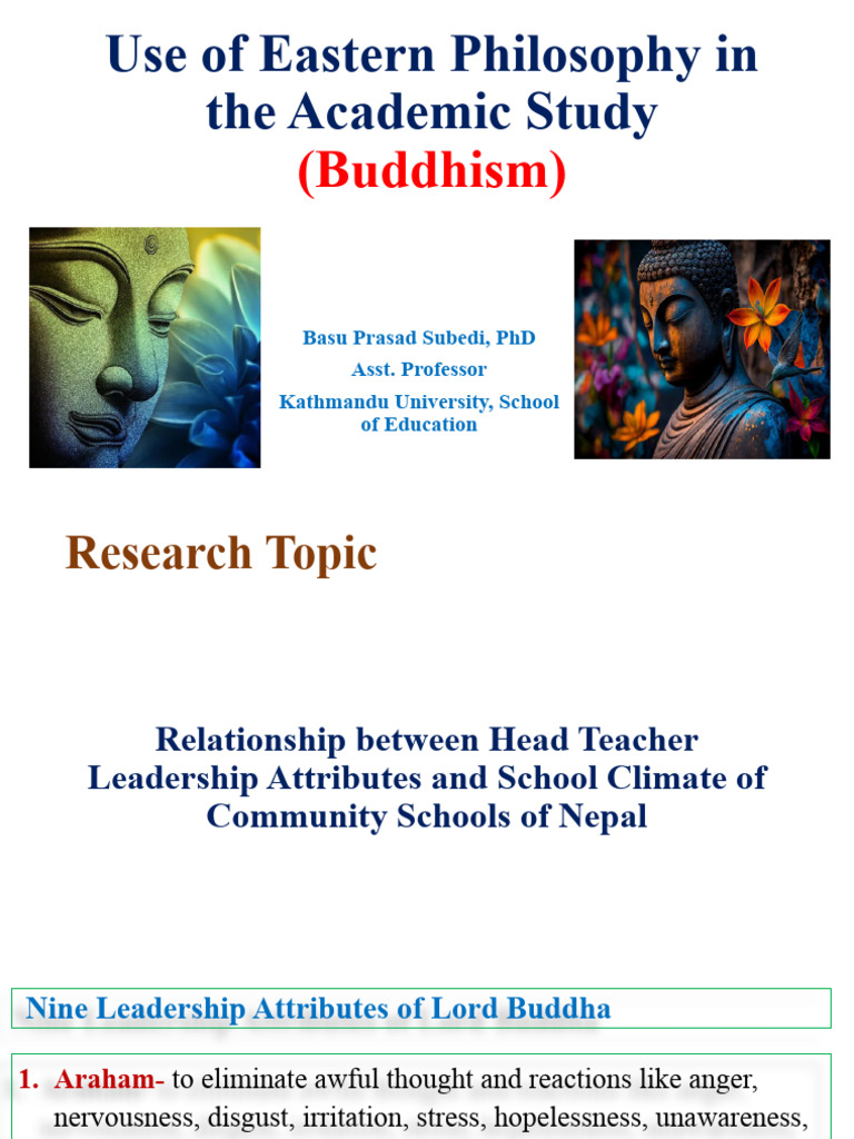 Use of Eastern Philosophy in The Academic Study | PDF | Bhagavad Gita ...