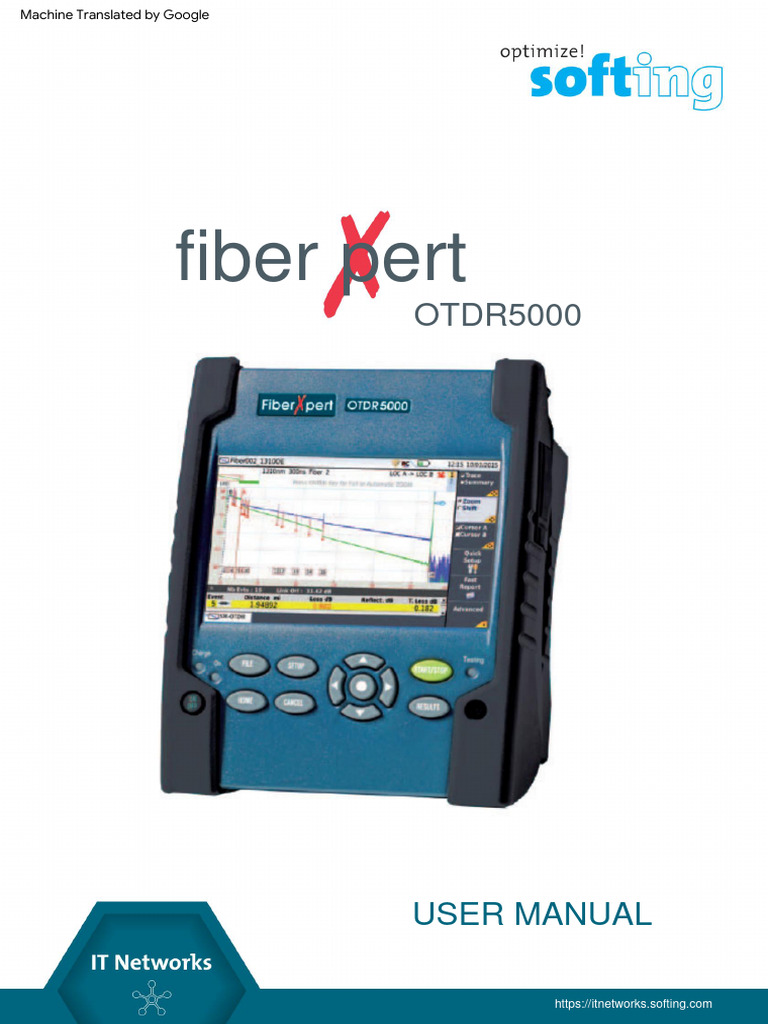 FiberXpert OTDR 5000 IT U EN 160324 100 L | PDF | Usb | Computer File