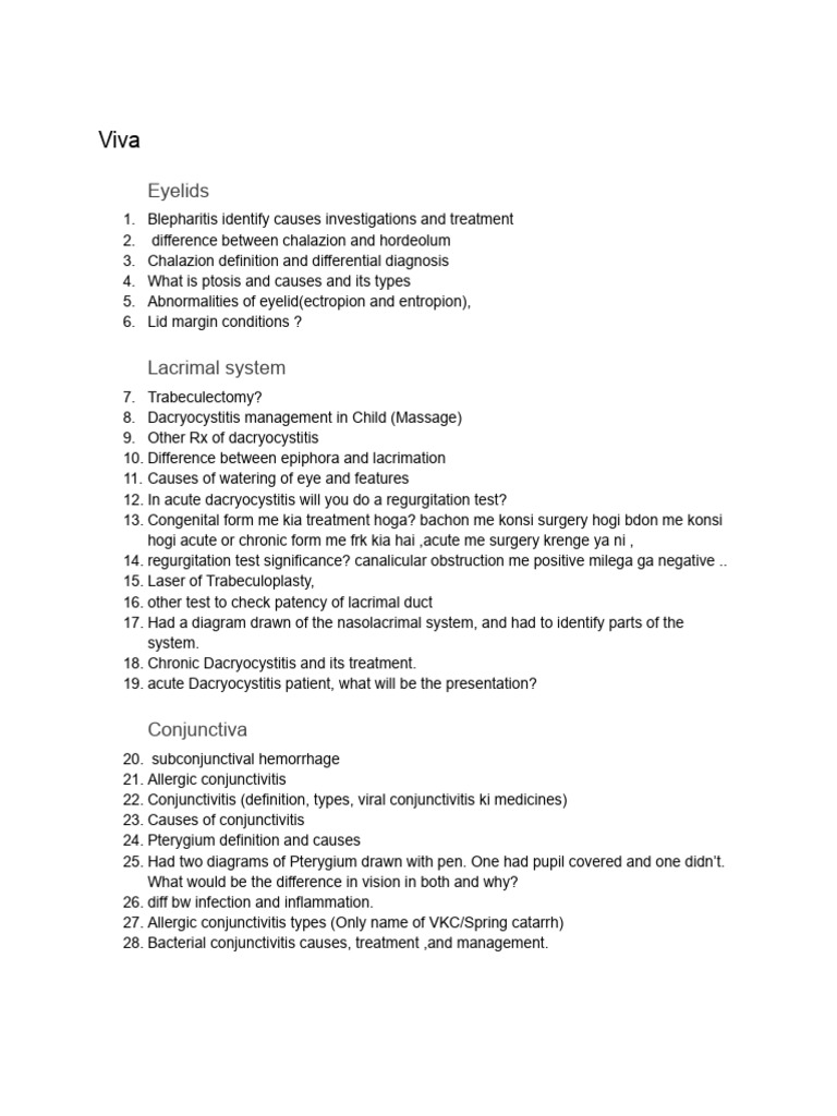 Viva | PDF | Glaucoma | Human Eye