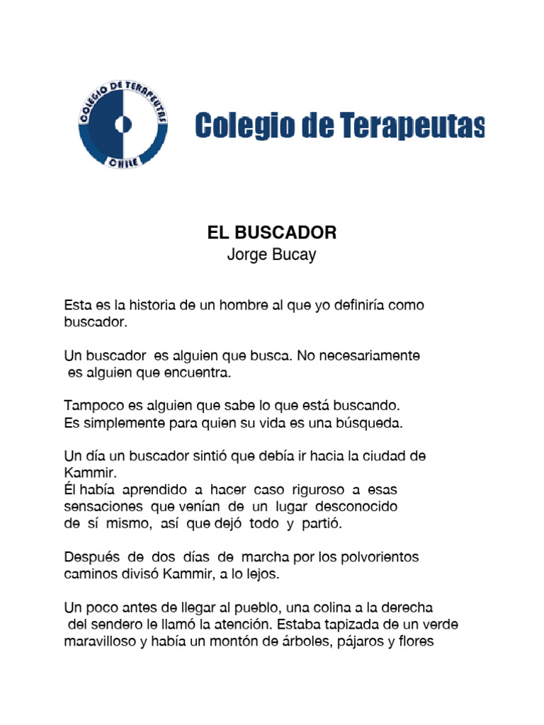 EL BUSCADOR Jorge Bucay | PDF