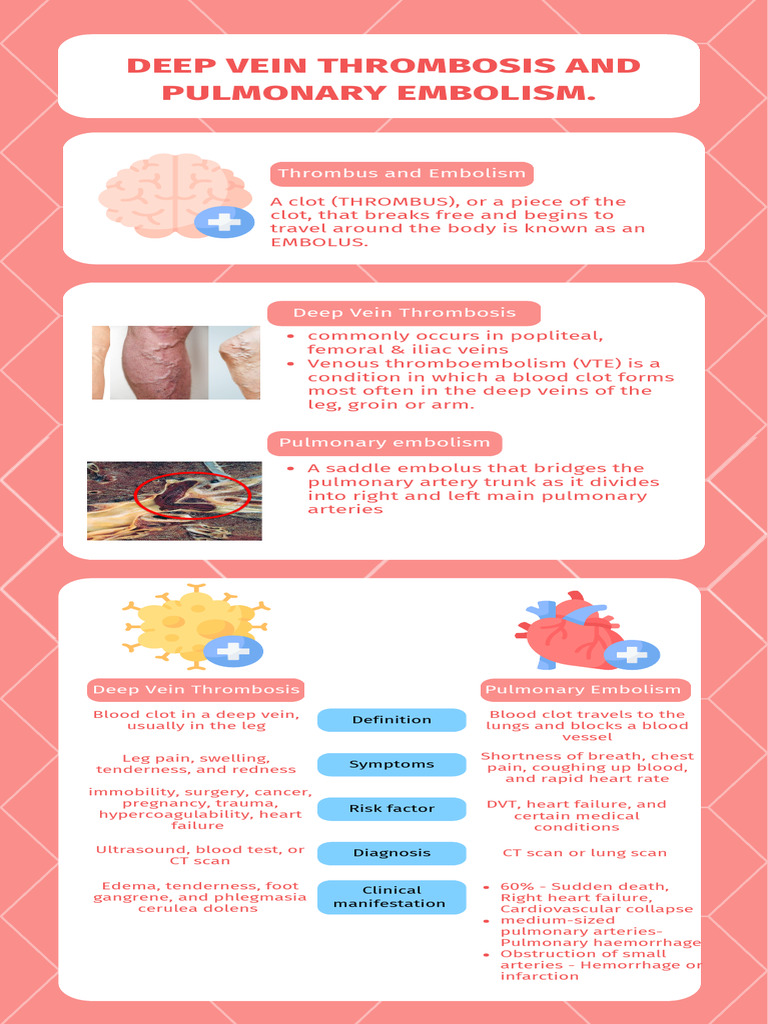DVT & Pe | PDF | Thrombosis | Vein