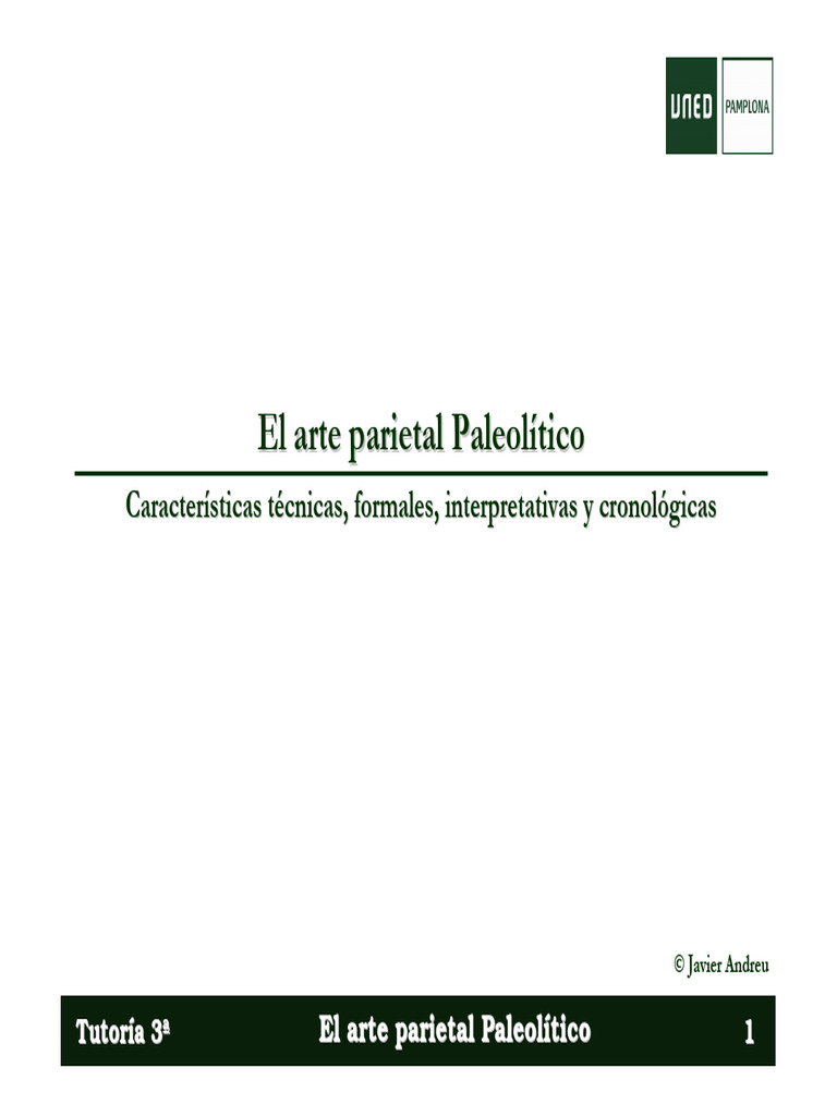 3 (A) - El Arte Parietal Paleolitico | PDF | Arqueología