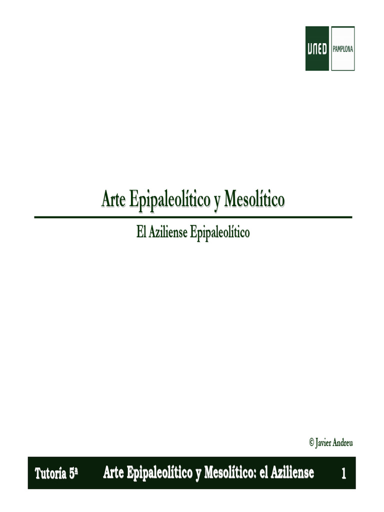 5 - Arte Epipaleolítico y Mesolítico, El Aziliense | Descargar gratis ...