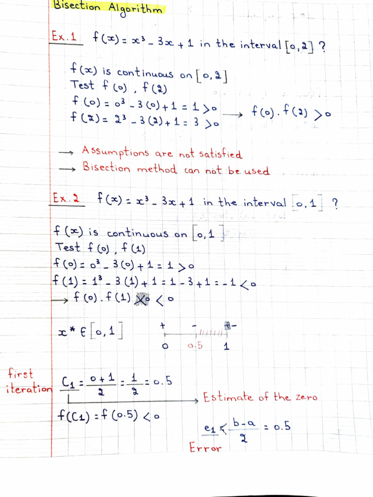 Numerical Mid ch1 | PDF | Algorithms | Computer Programming