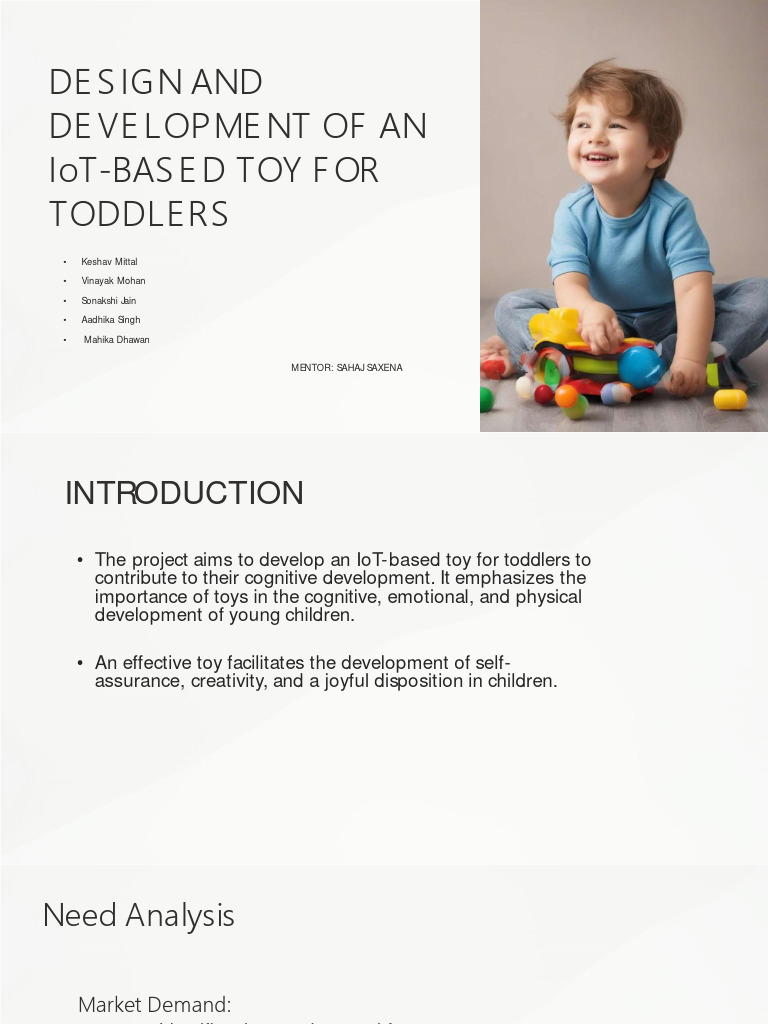 DESIGN AND DEVELOPMENT OF AN IoT BASED TOY FOR TODDLERS | PDF