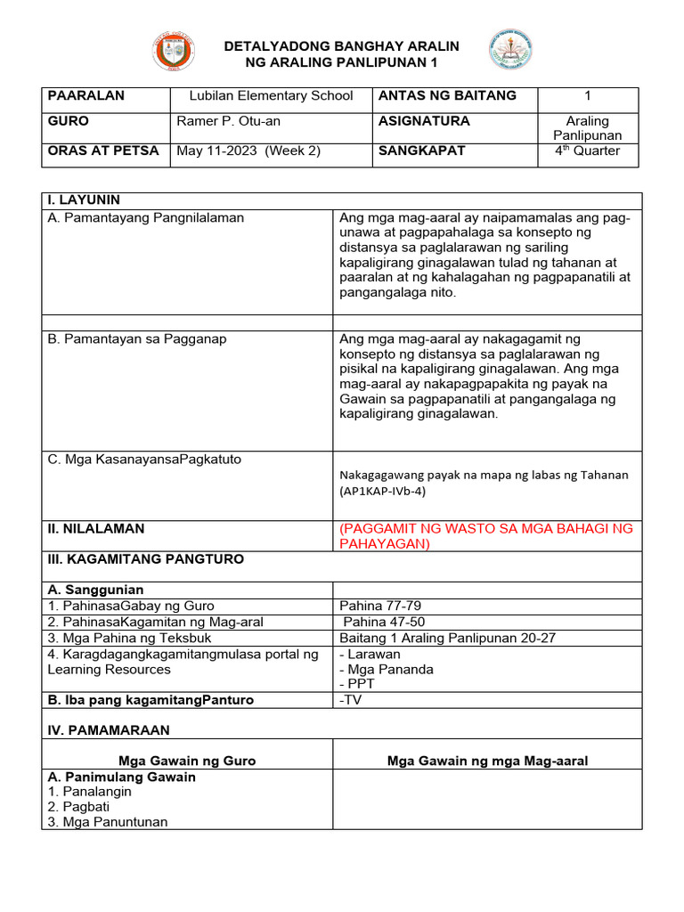 Final Lesson Plan Social Study | PDF