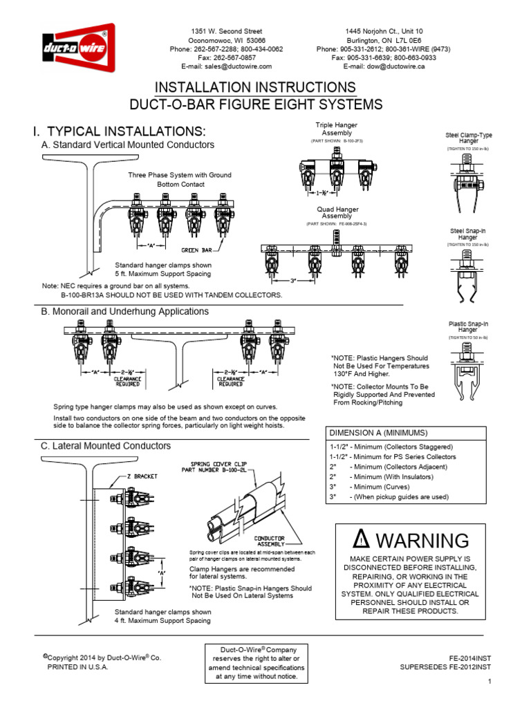 installation-Figure-8-Conductor-Bar-Systems | PDF | Electrical ...