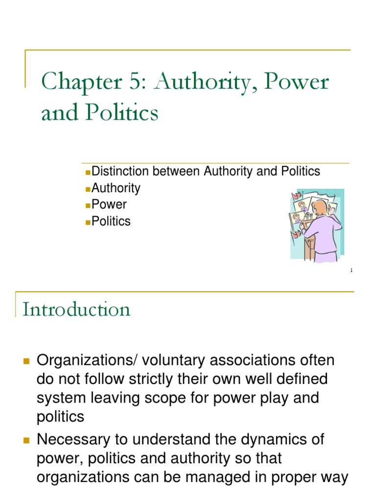 Chapter 5 Authority, Power and Politics | PDF | Power (Social And ...