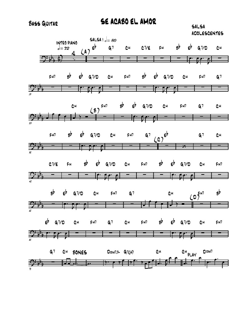 Partituras Salsa | PDF | Échecs | Ouverture (échecs)
