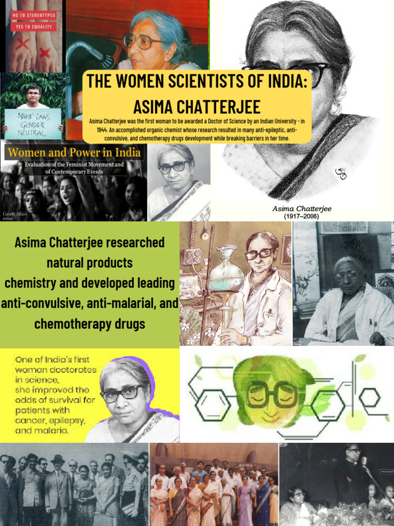 The Women Scientists of India: Asima Chatterjee | PDF