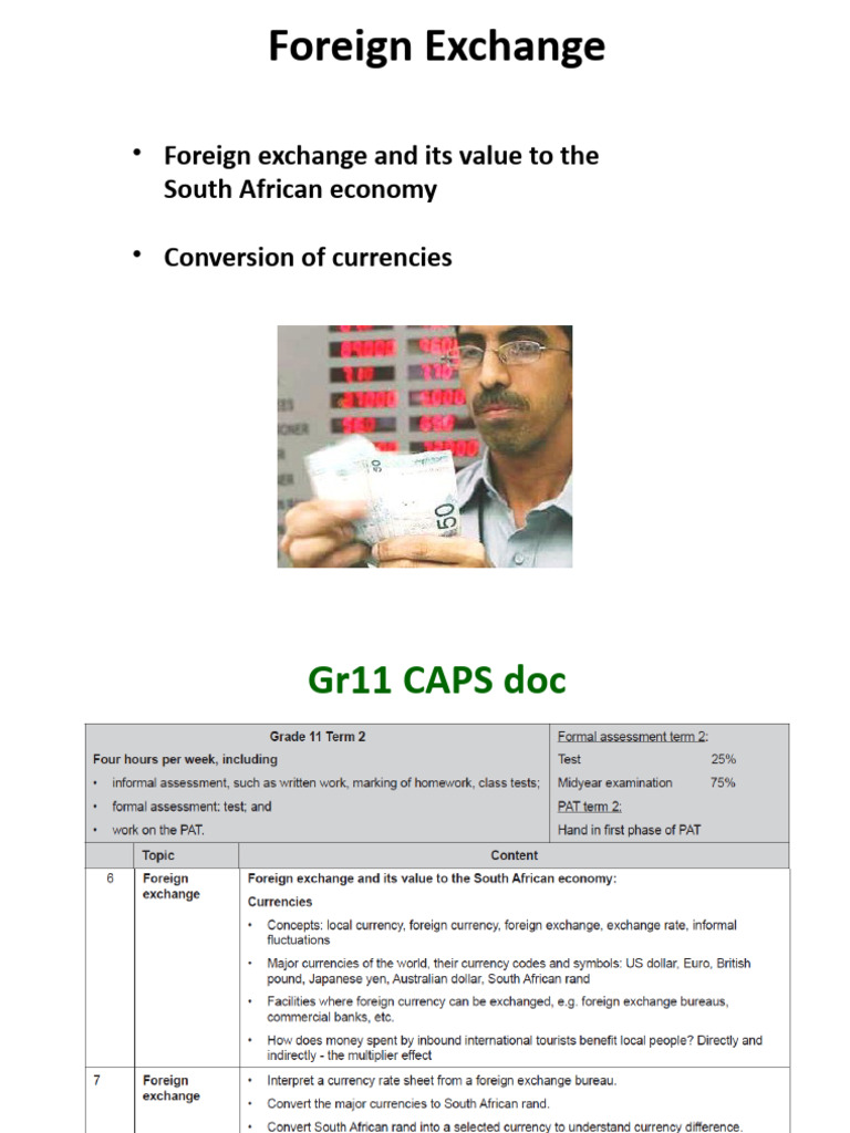 Grade 11 Foreign Exchange | PDF | Exchange Rate | Foreign Exchange Market