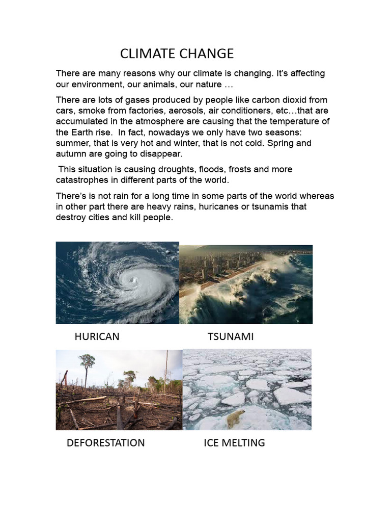 Climate Change (1) | PDF | Climate Change | Physical Geography