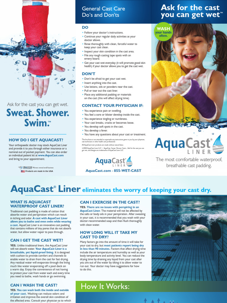 aquacast-brochureforpts | PDF | Water | Perspiration