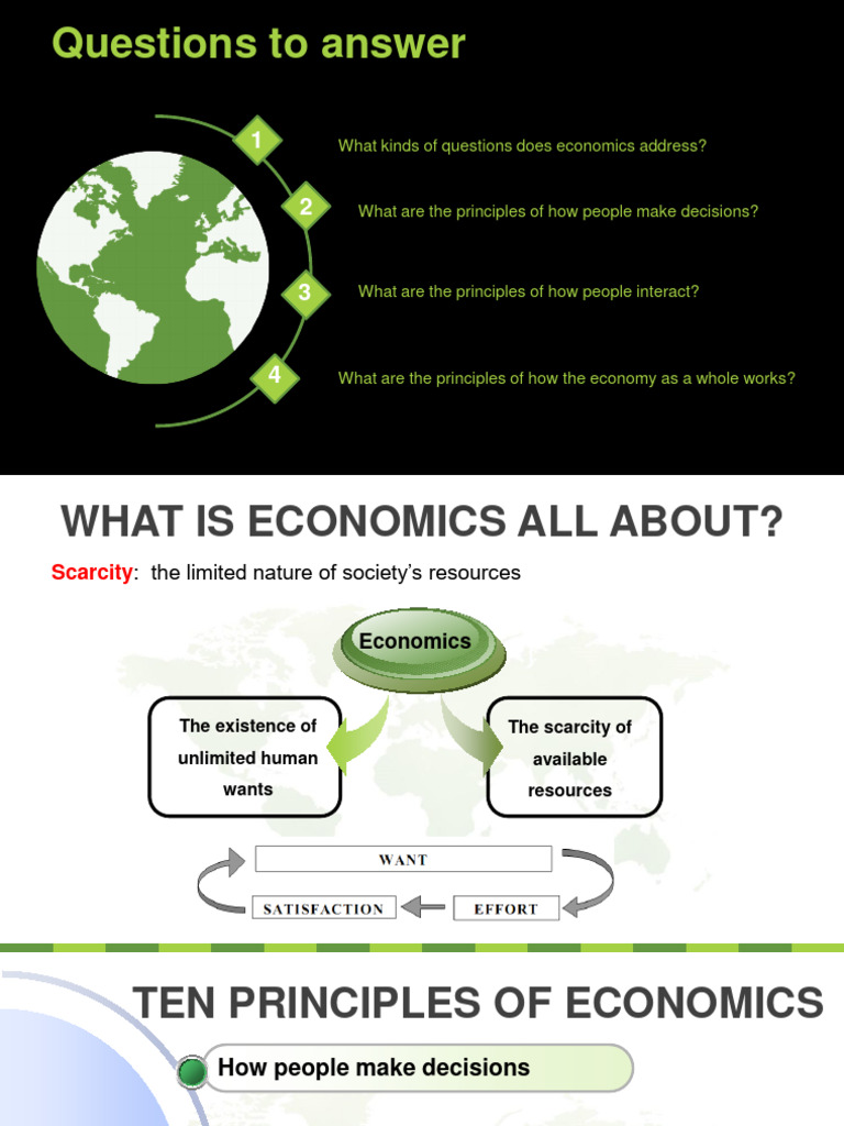 Chapter 1. Ten principles of economics | PDF | Trade Off | Economics
