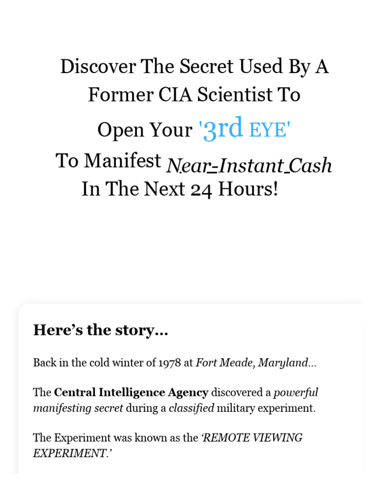 3rd Eye Money Magnet | PDF | Electron | Reality