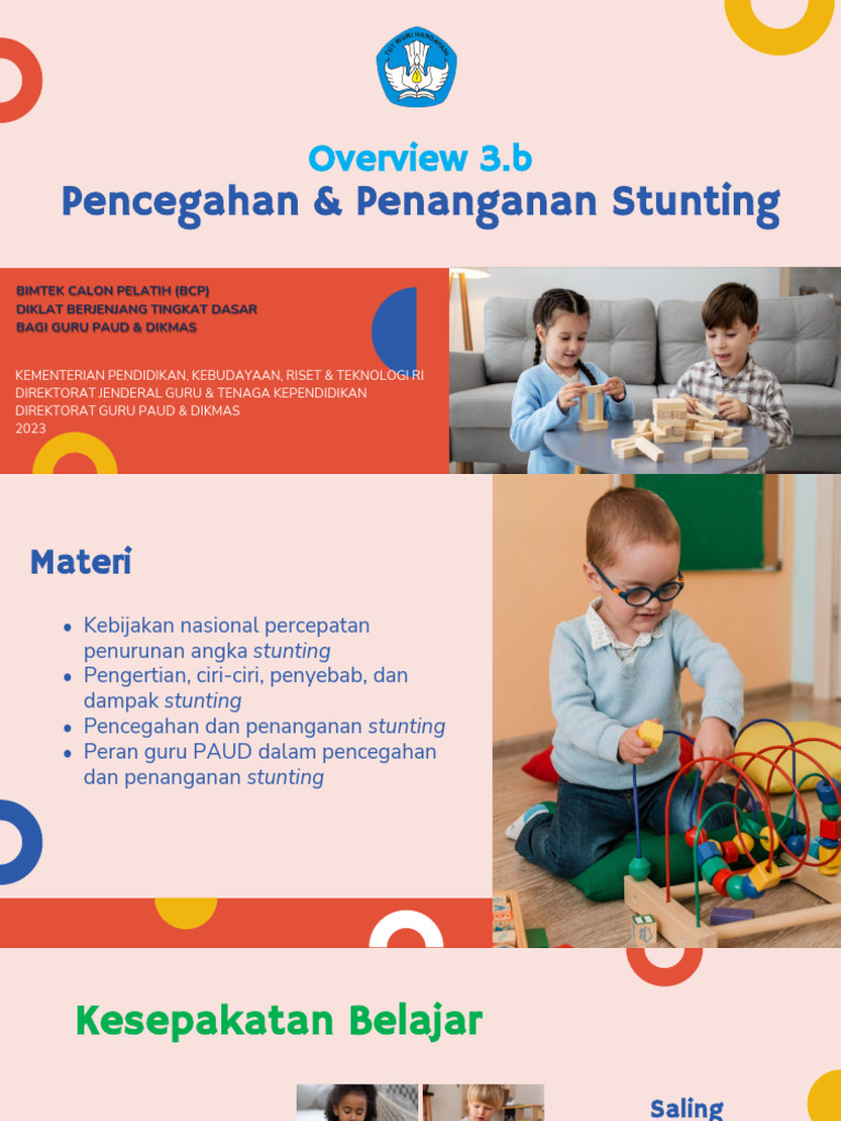 3 PPT Overview 3.b Pendalaman Materi Stunting | PDF