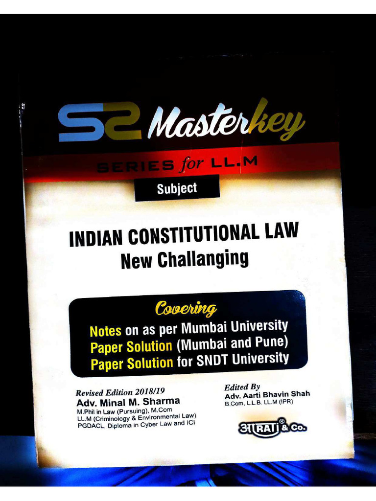 Indian Constitutional Law - Book | PDF