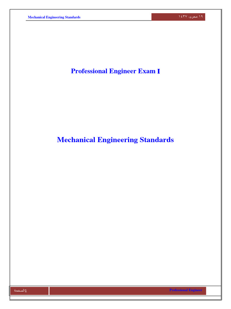 Mechanical Eng Standards | PDF | Fluid Dynamics | Mechanical Engineering