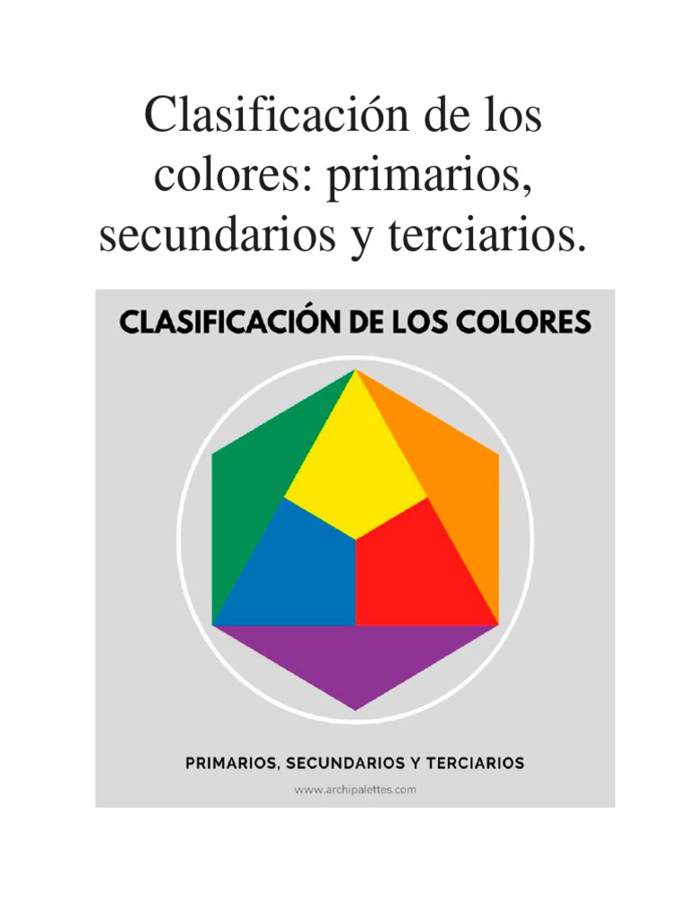 Guía Básica de Colores Cromáticos | PDF