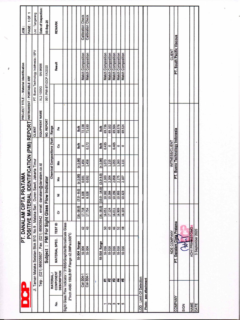 Report PMI 001 | PDF