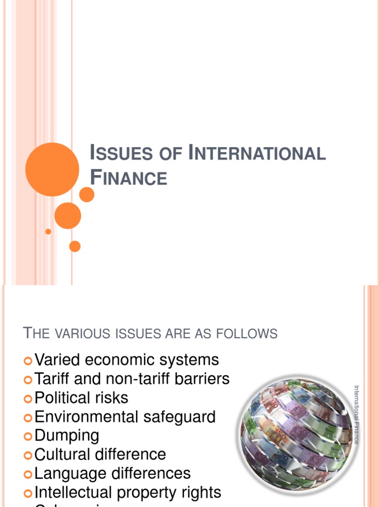 Key Issues in International Finance | PDF | International Business ...