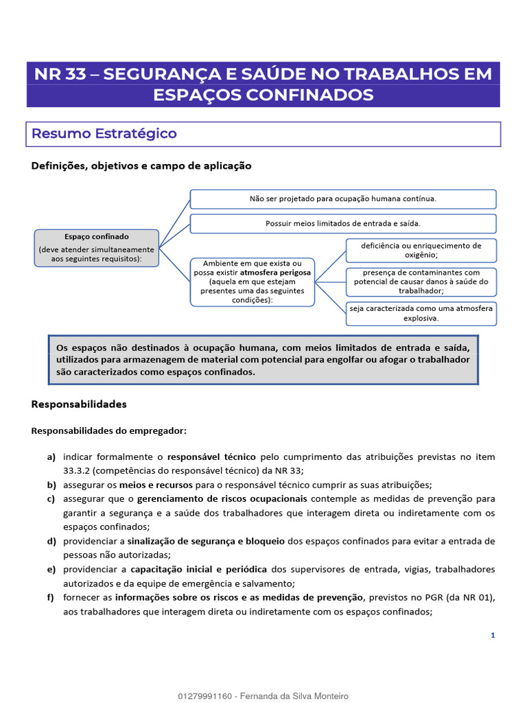 nr-33-resumo | PDF