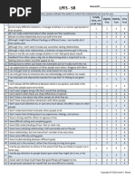 Msi BPD Borderline Personality Disorder Assessment Blank Form | PDF ...