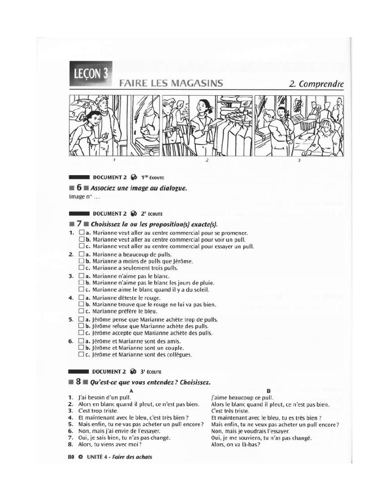 faire les magasins | PDF