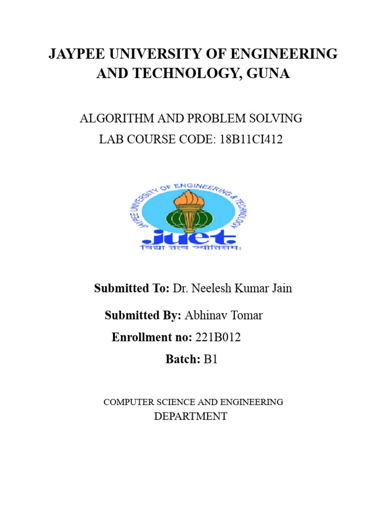 Abinav APS-file | PDF | Computer Programming | Theoretical Computer Science