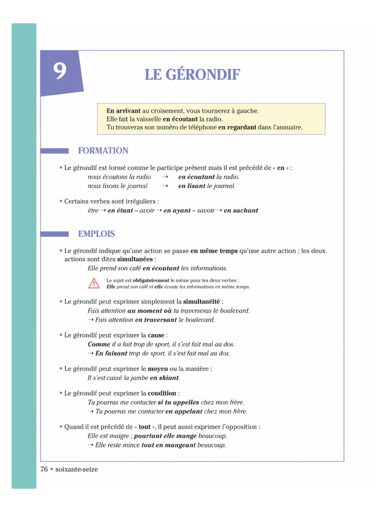 Gérondif | PDF