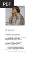 In An Artist's Studio by Christina Rossetti | PDF | Poetry | Sonnets