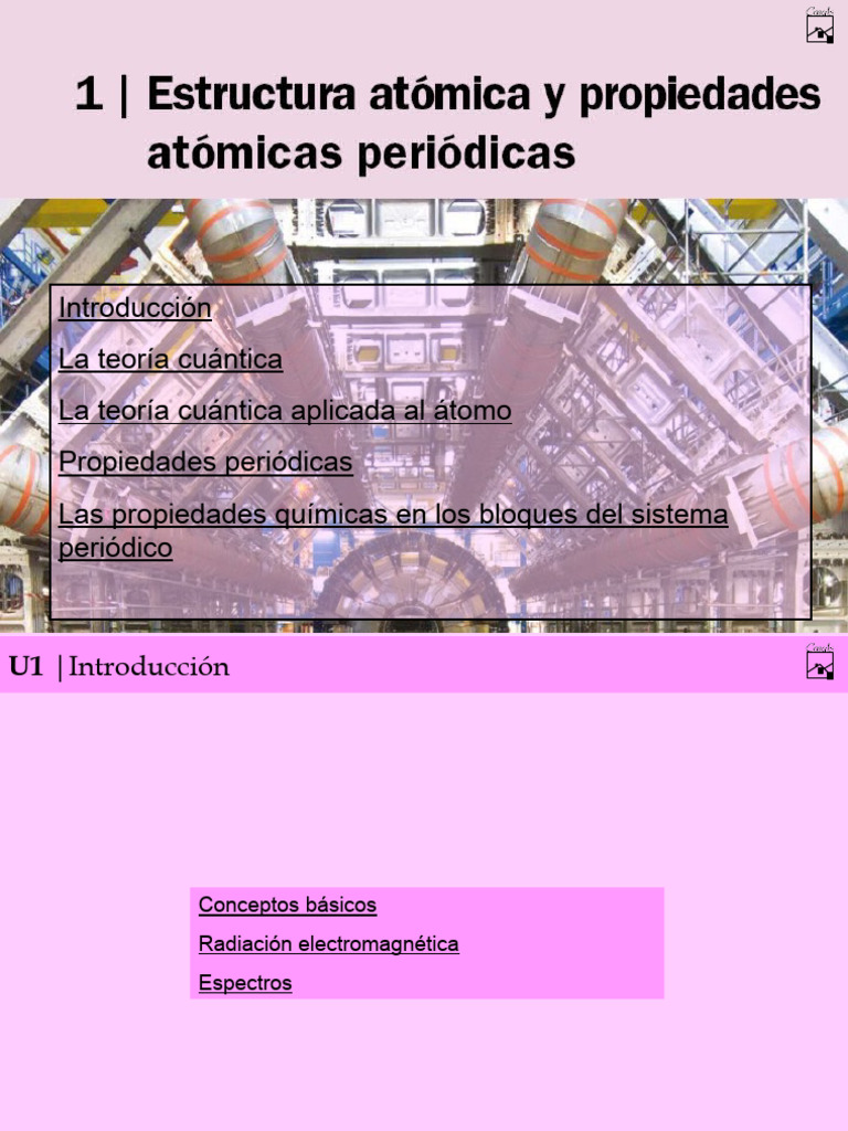 01 Estructura Atómica y Propiedades Atómicas Periódicas | PDF ...