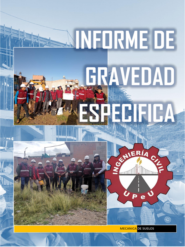 Informe de Gravedad Específica de Suelos | PDF | Laboratorios | Suelo