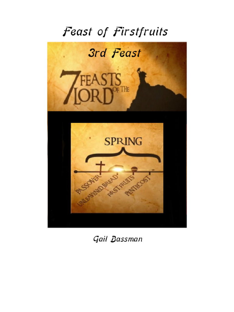 3rd Feast Firstfruits | PDF | Baptism | Jesus