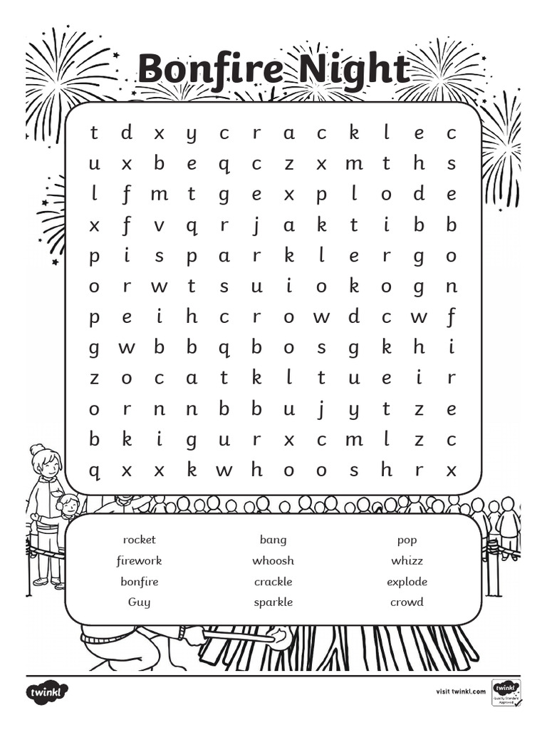 Bonfire-Night-Wordsearch-Eco-Black-and-White_ver_1 | PDF