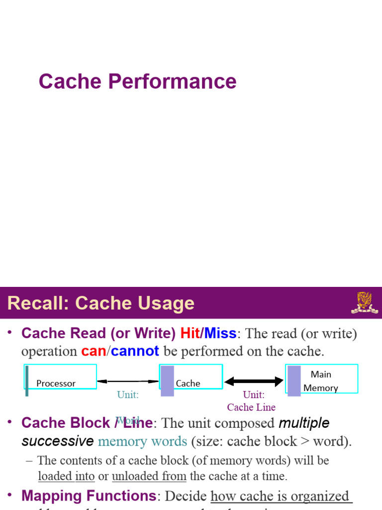 Cache Performance average memory access time | PDF | Cpu Cache | Cache ... Cache Performance average memory access time | PDF | Cpu Cache | Cache ...
