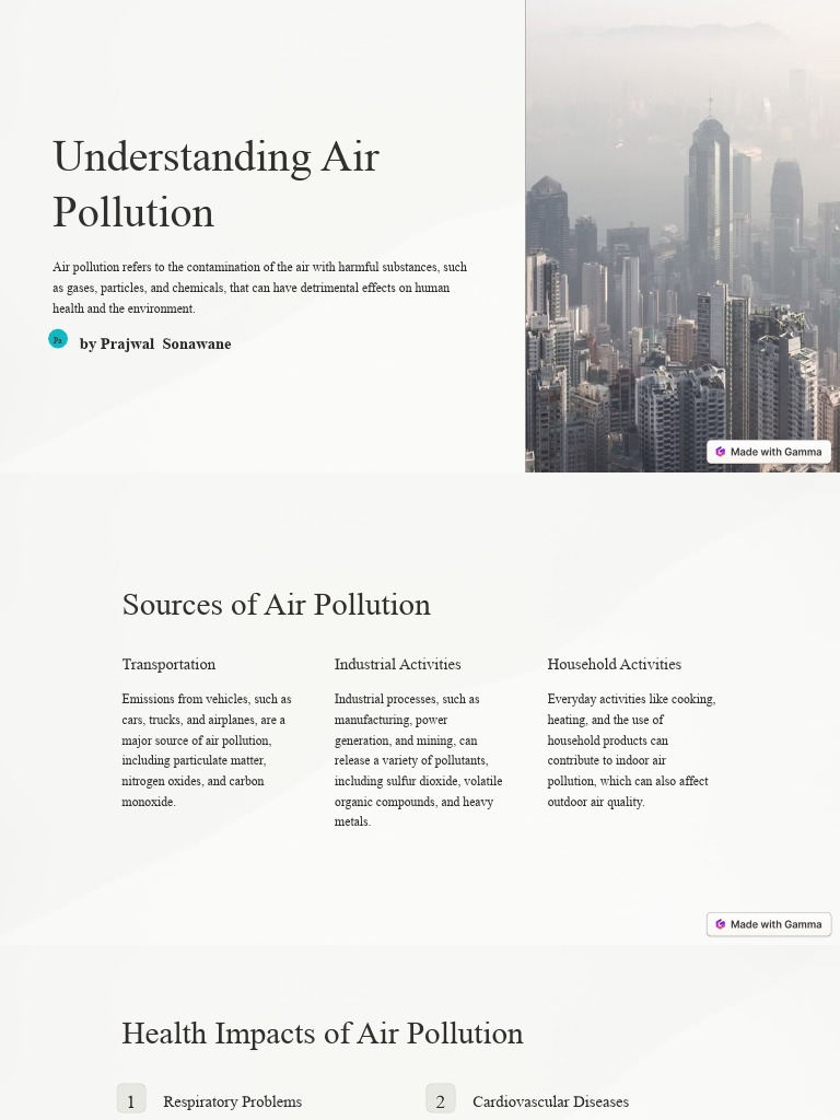 Air pollution | PDF | Air Pollution | Particulates