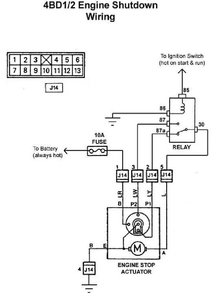 engine shutdown wiring | PDF