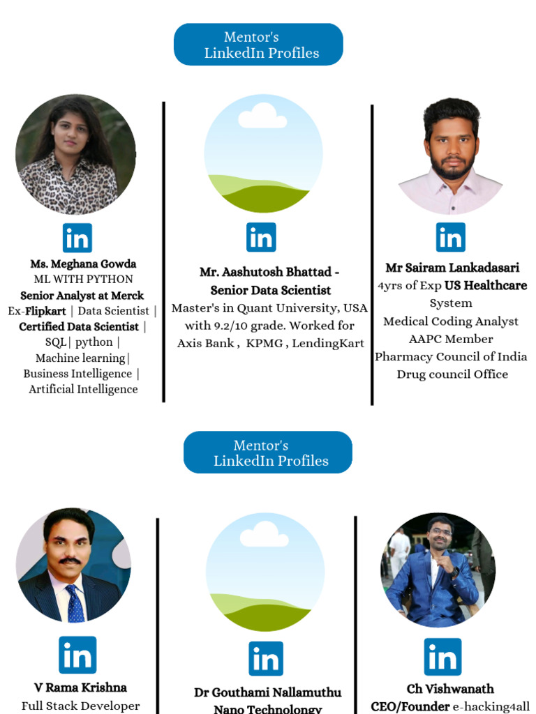 NEW Mentor Profiles & Sample Certificates | PDF