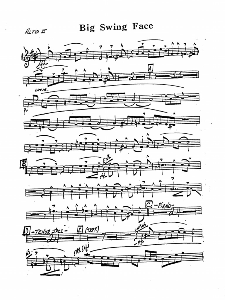 Alto2 - Big Swing Face | PDF