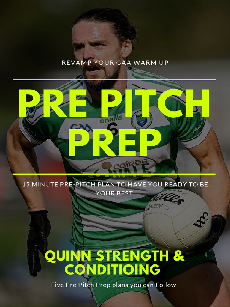Pre Pitch Prep | PDF | Physical Fitness | Health Care