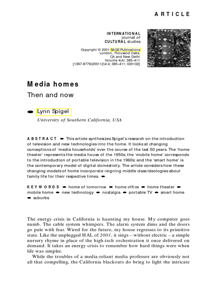 Spigel Media Homes | Download Free PDF | Advertising | Experience