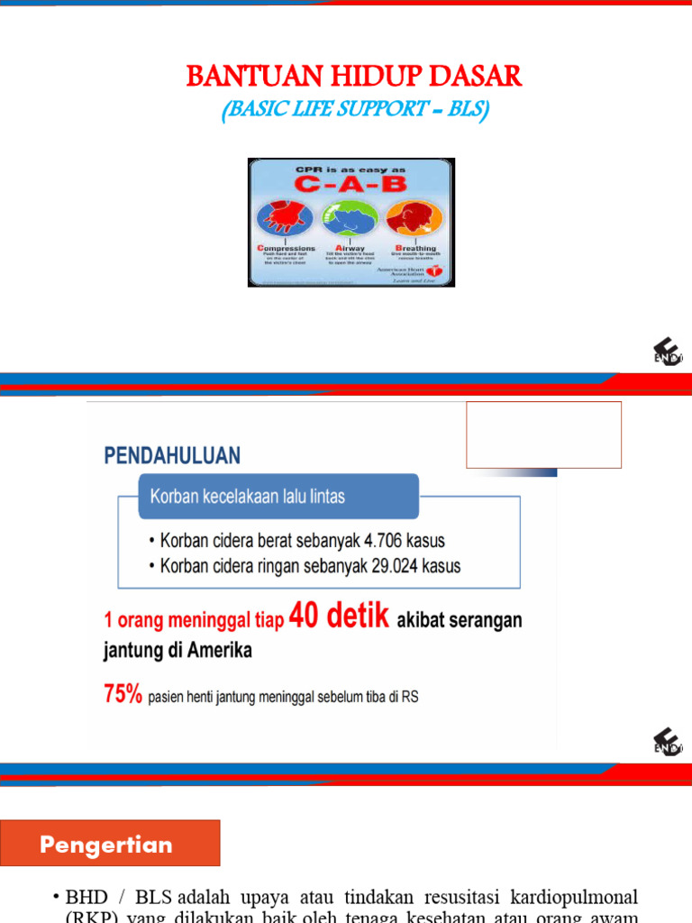 Panduan BLS untuk Penolong Terlatih | PDF