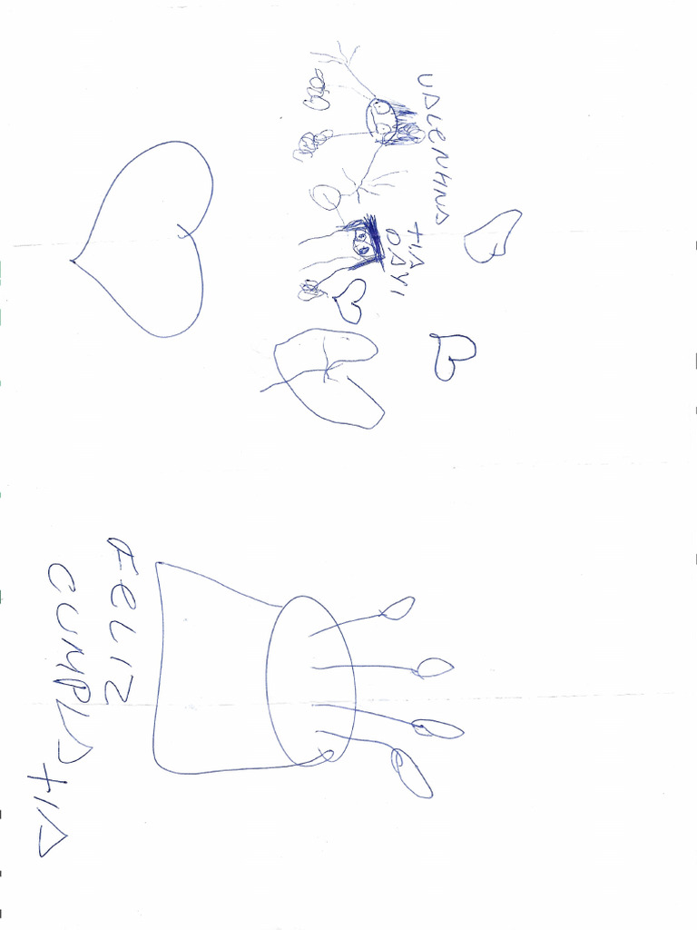 Dibujo Valen Cumple | PDF