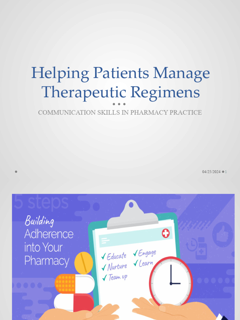 Helping Patients Manage Therapeut | PDF | Motivation | Motivational