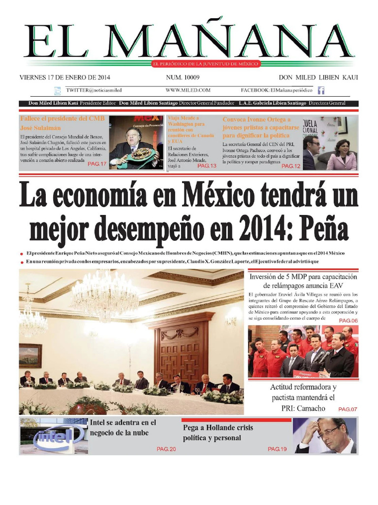 El Mañana - 17 - 01 - 14 (Teleferico) | PDF